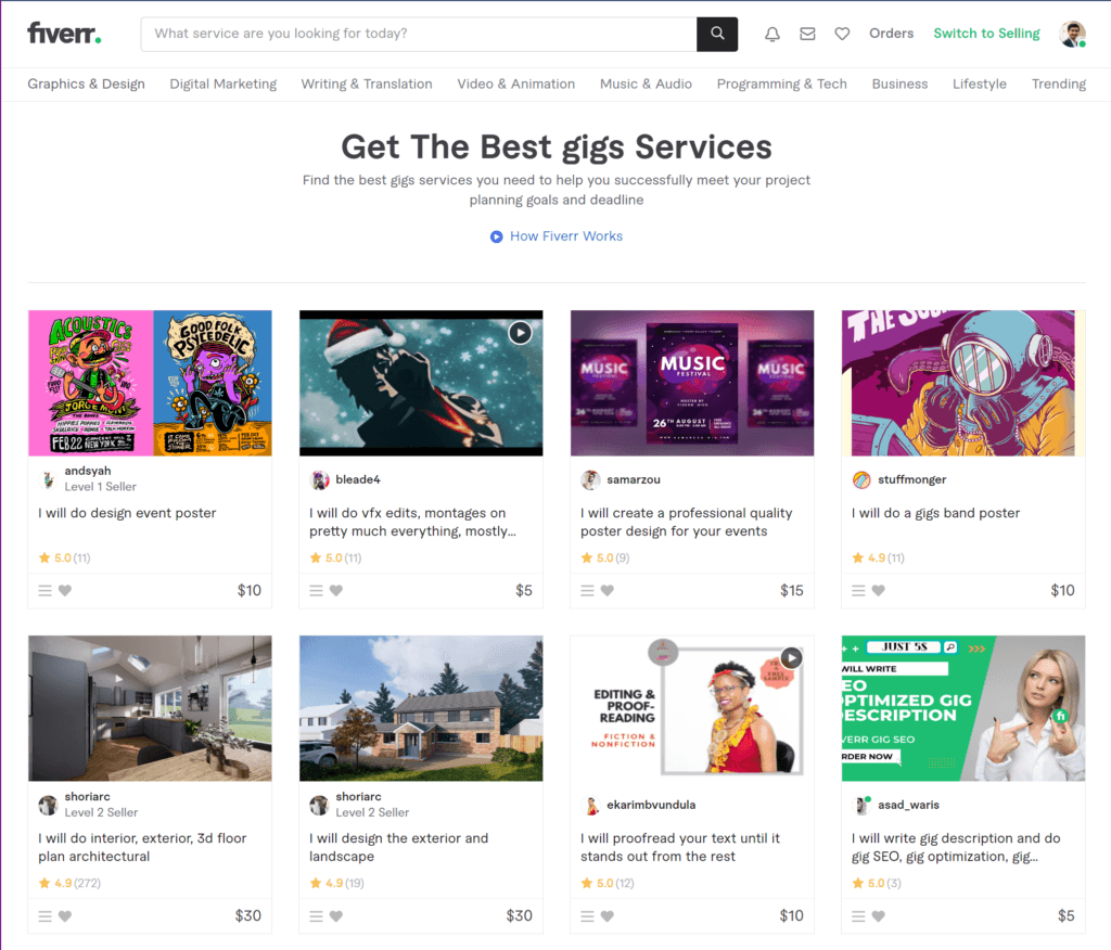 15 Fiverr Gigs ideas to Rank on the First Page | Faraz Ahmed